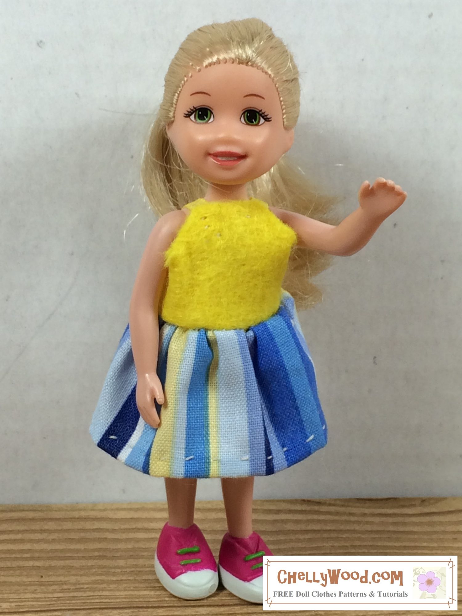 FREE 4-inch Polly Pocket Doll Clothes Patterns - Free Doll Clothes Patterns